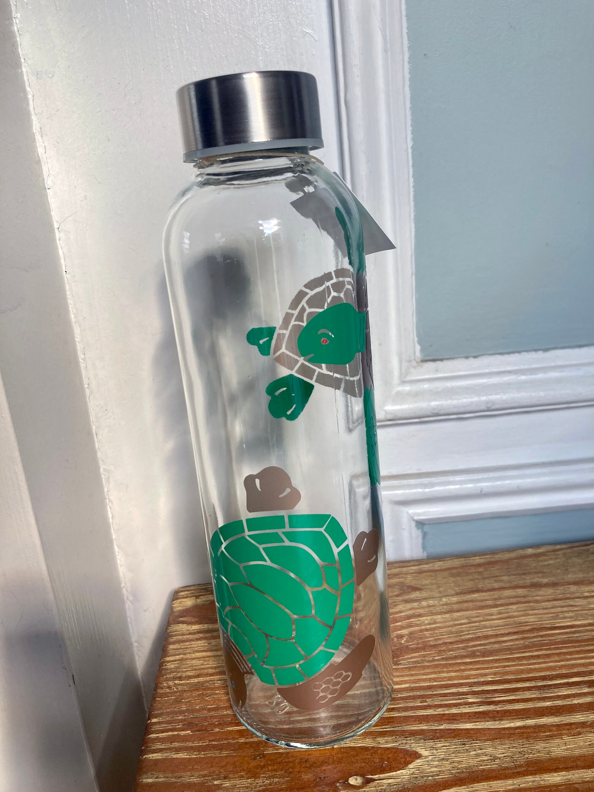 Turtles 2 Color .SVG Cut File for Decorating a Glass Bottle or T-shirt ...