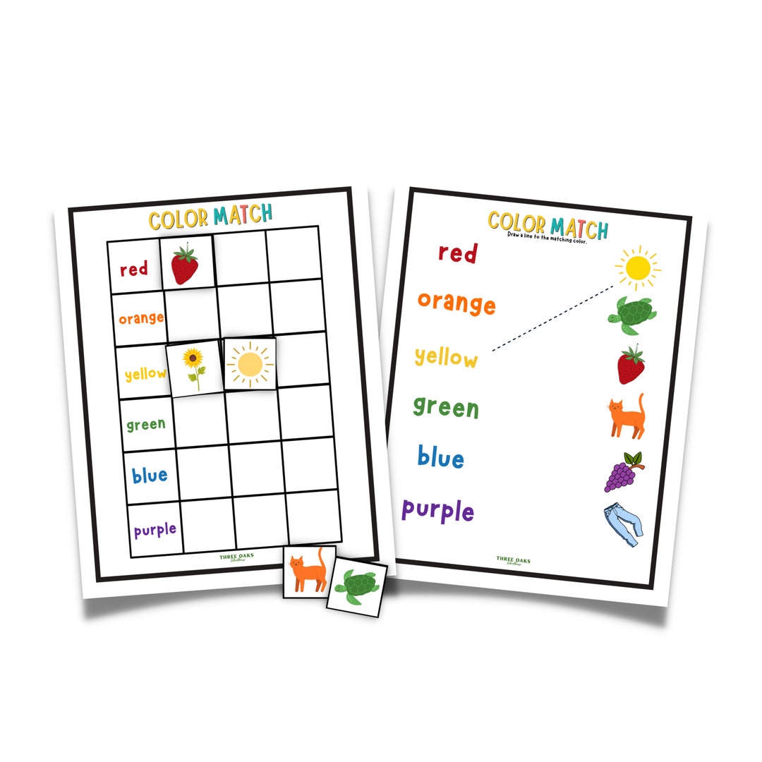 My Colors Bundle, Preschool Learning Binder, Busy Binder, Educational ...