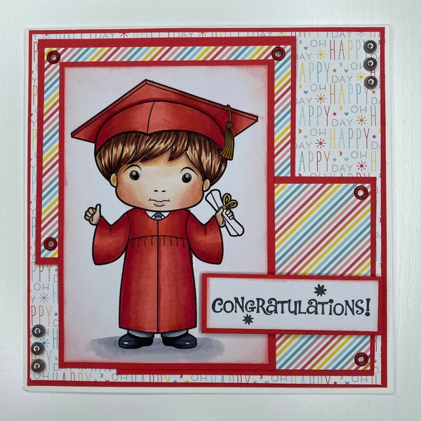Kindergarten Graduation Card for Grandson - Etsy