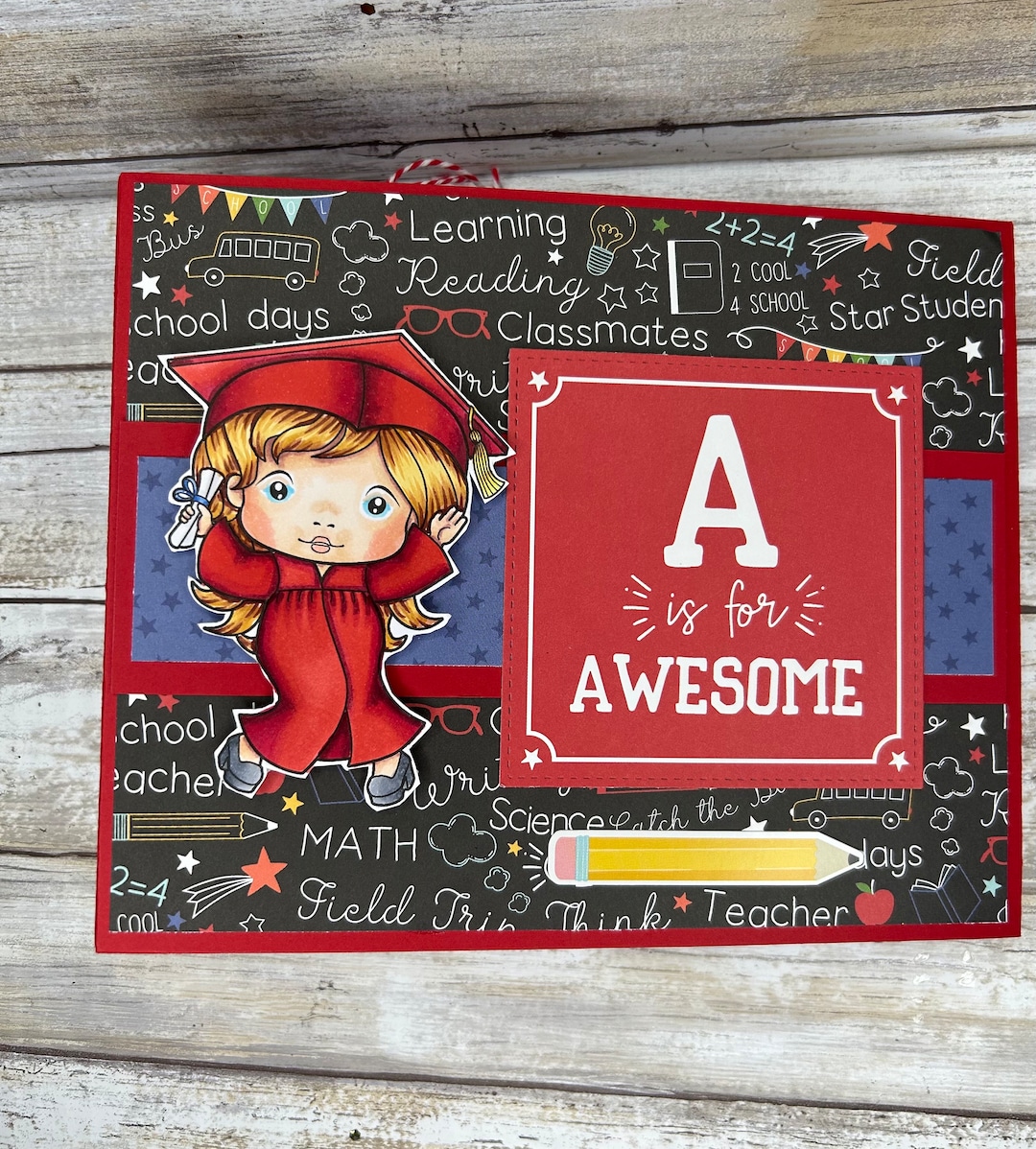 Handmade School Photo Album: Graduation Memory Book - Etsy