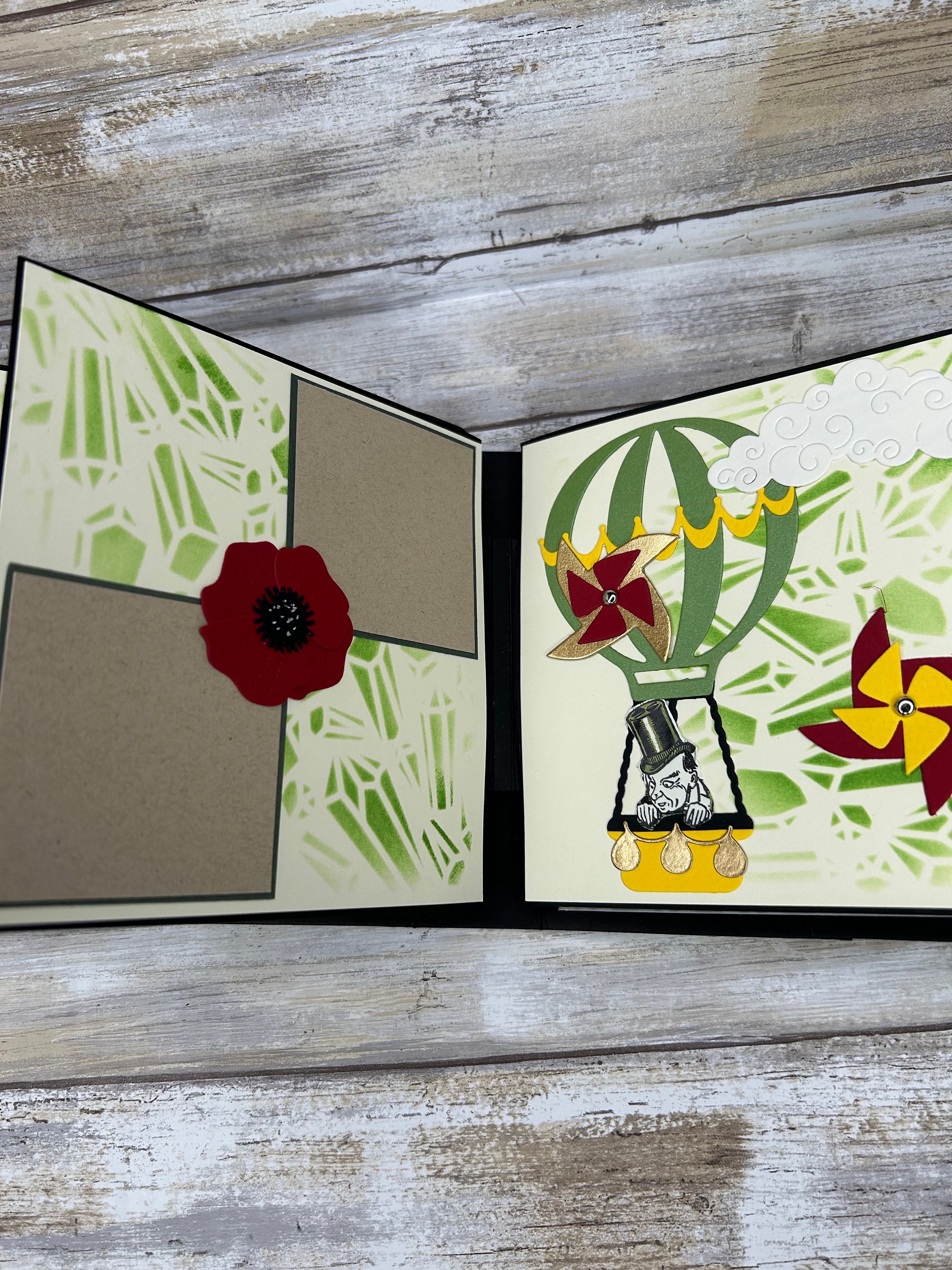 Mini Folio, Photo Album, Wizard of Oz Folio, Memory Book, Handmade ...