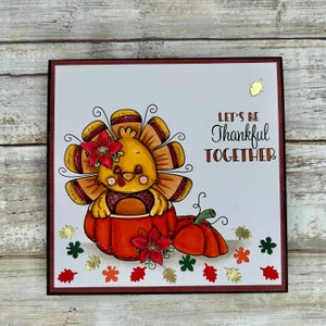 Thanksgiving Card, Holiday Card, Card for Anyone, Seasonal Card ...