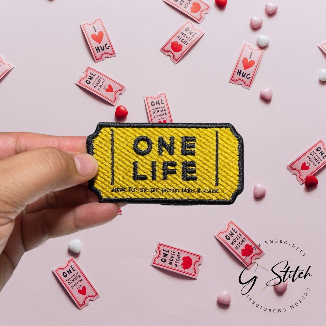 One Life Ticket Patch - Etsy