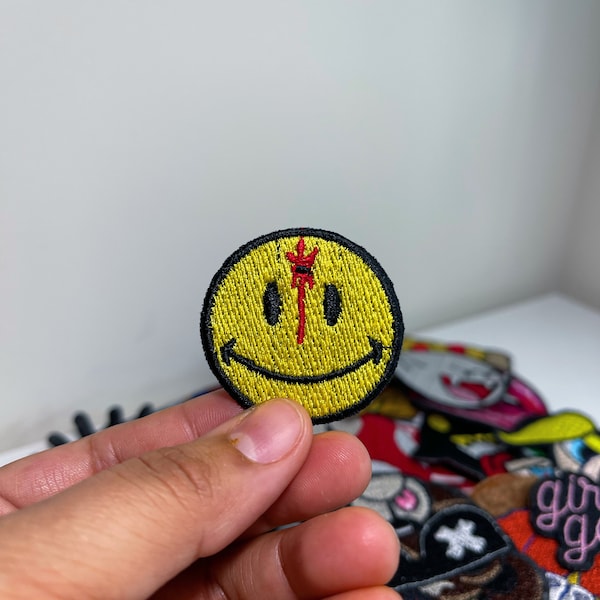 Dead Smiley Face - Etsy