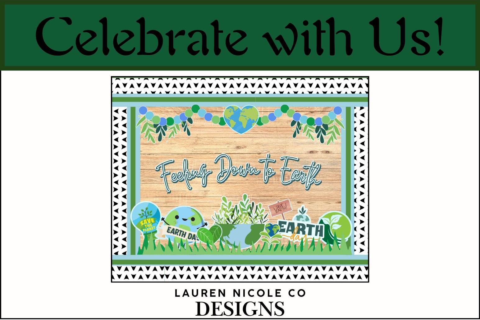 Earth Month Bulletin Board Kit April Printable Classroom Decor Perfect ...