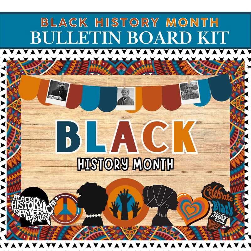 Black History Bulletin Board Letters - Etsy