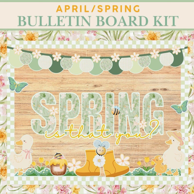 April Classroom Decor - Etsy