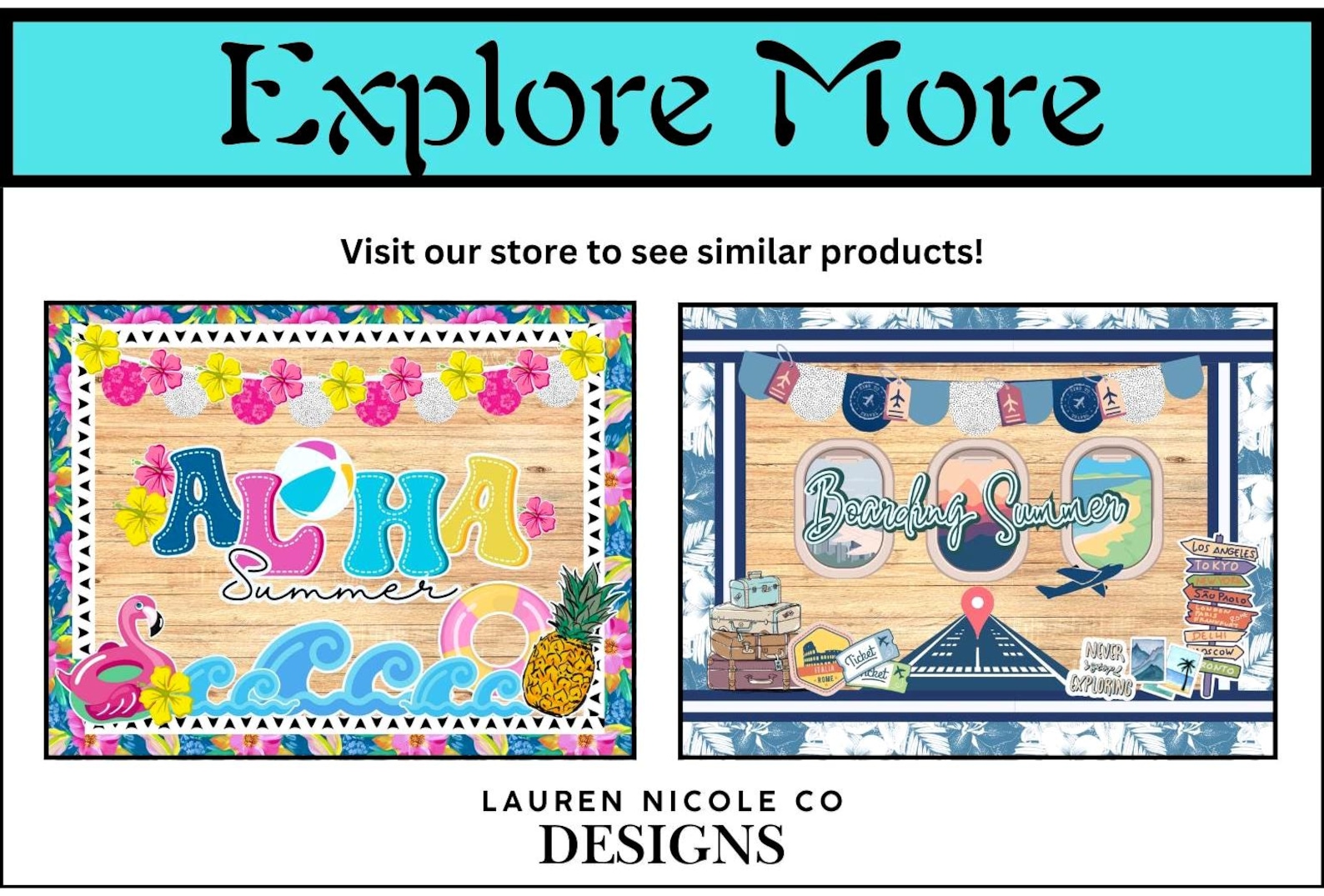 Peace Out Summer/ End of School Year/ Summer Bulletin Board Kit - Etsy