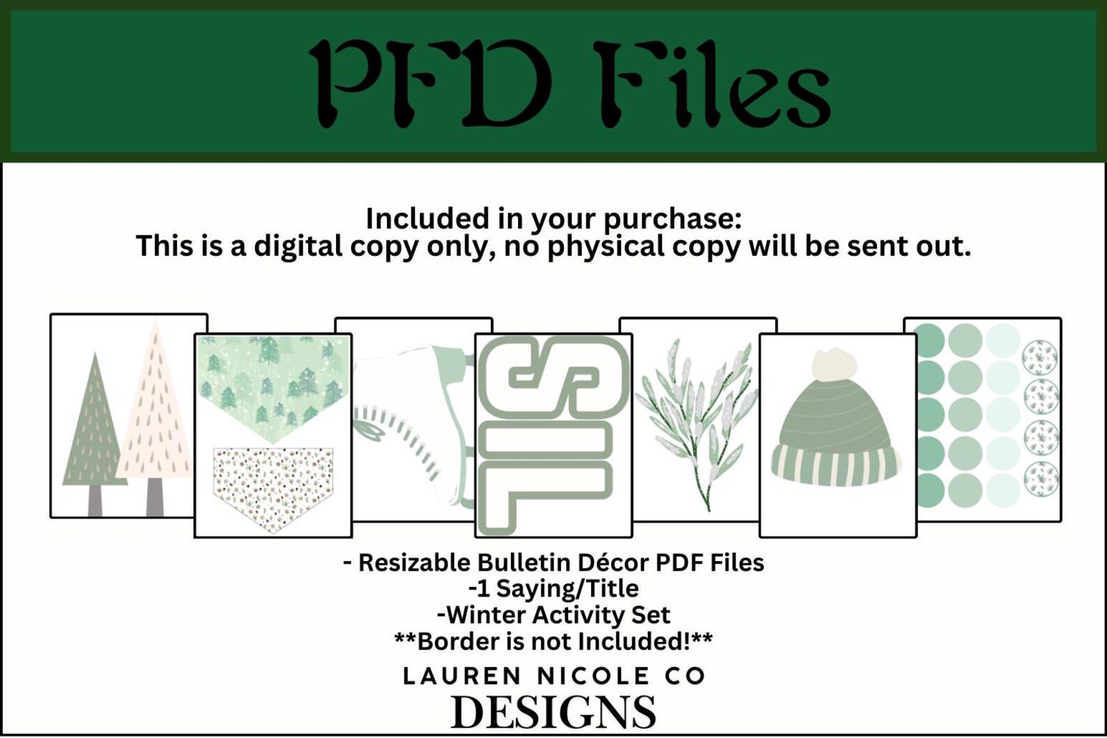 Modern Winter Bulletin Board Set Bundle, Classroom Activities for ...