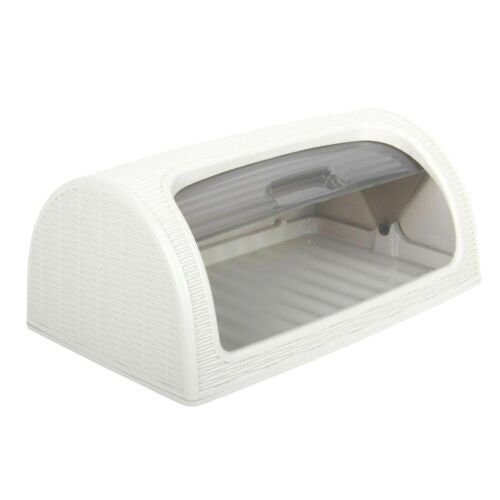 Rustic Rattan Bread Bin for Kitchen With Lid - Food Storage Container ...
