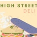 Custom College Town Cal Poly Poster Set -- SAN LUIS OBISPO Restaurants ...