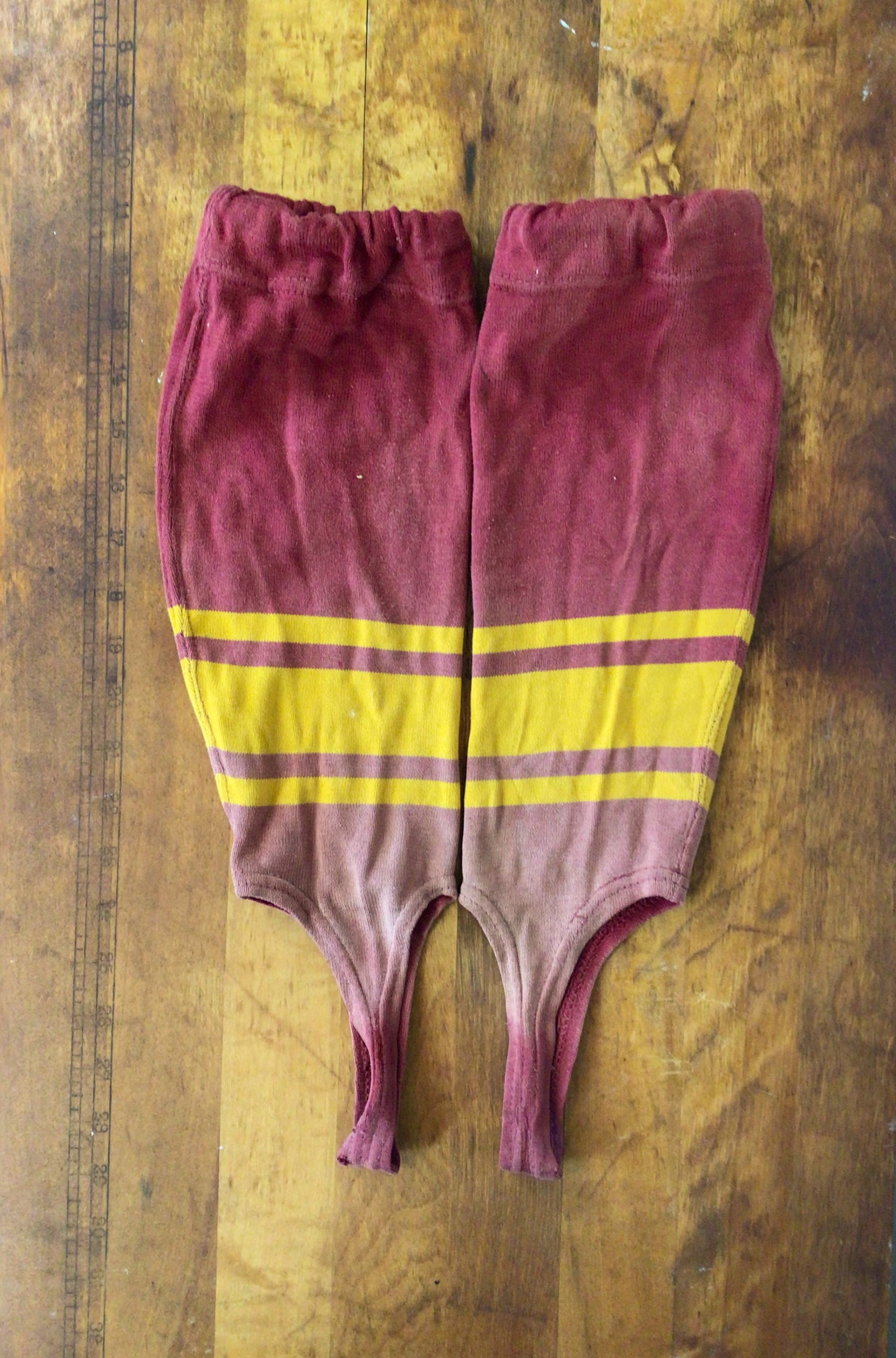 Vintage 50s Stirrups | Vintage Burgundy Cotton Stirrup Socks | 1950s ...