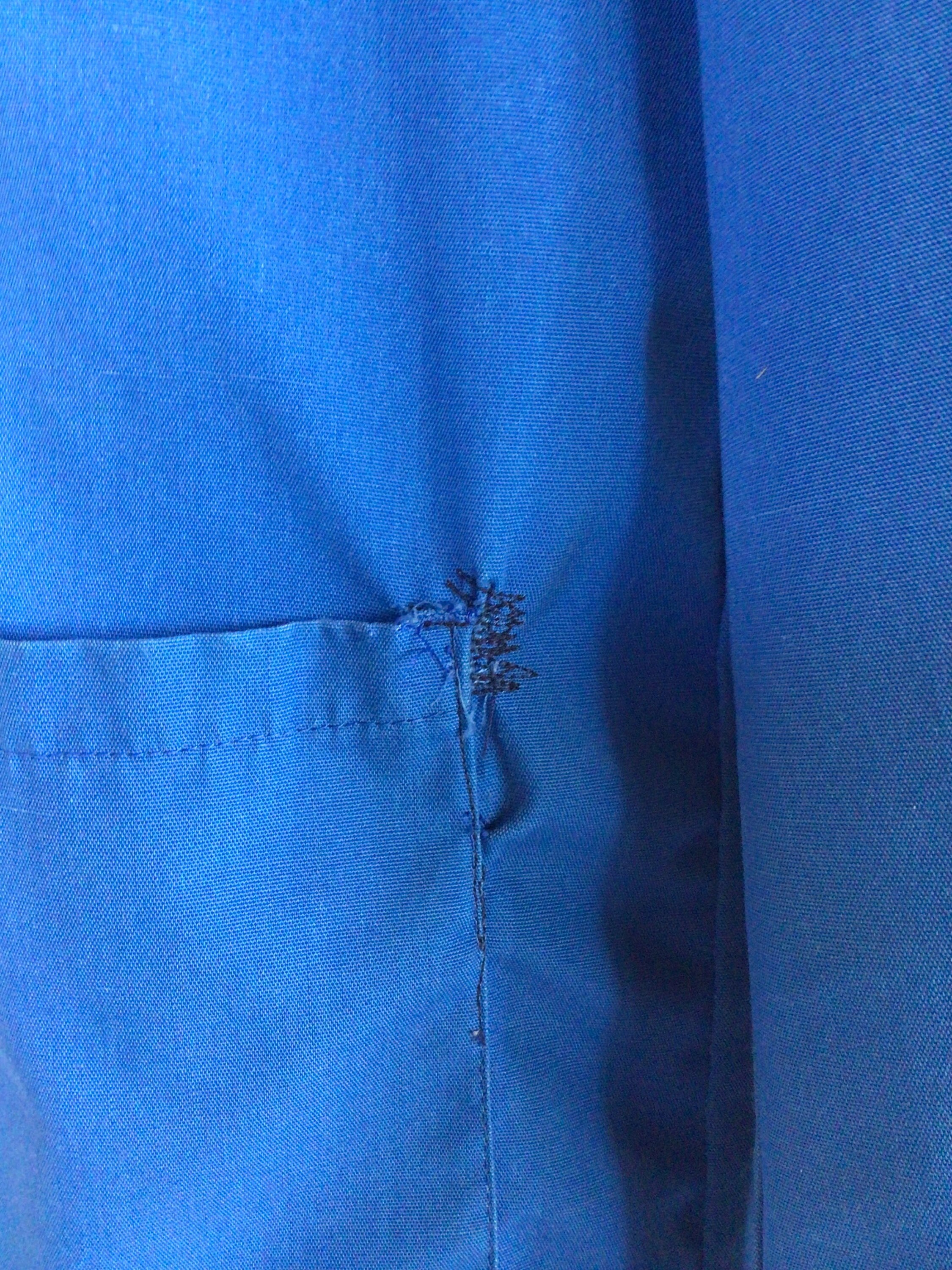 Vintage 60s Jacket Vintage Blue Mechanic Jacket 1960s Topp Master ...