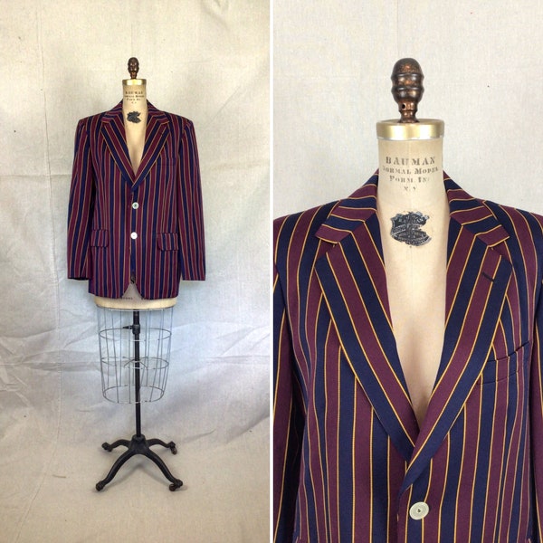 Striped Rowing Jacket - Etsy