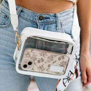 Alex Clear Mini Crossbody Bag: Clear Bags for Women - Etsy