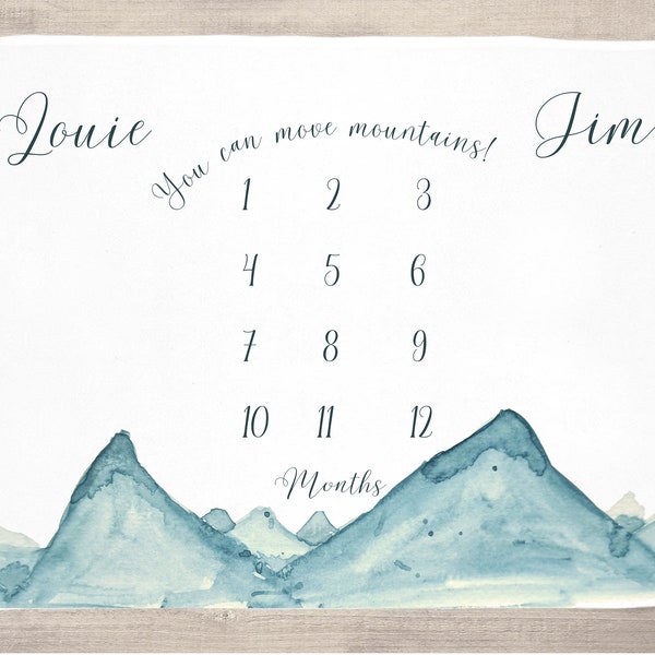 Milestone Blanket - Etsy