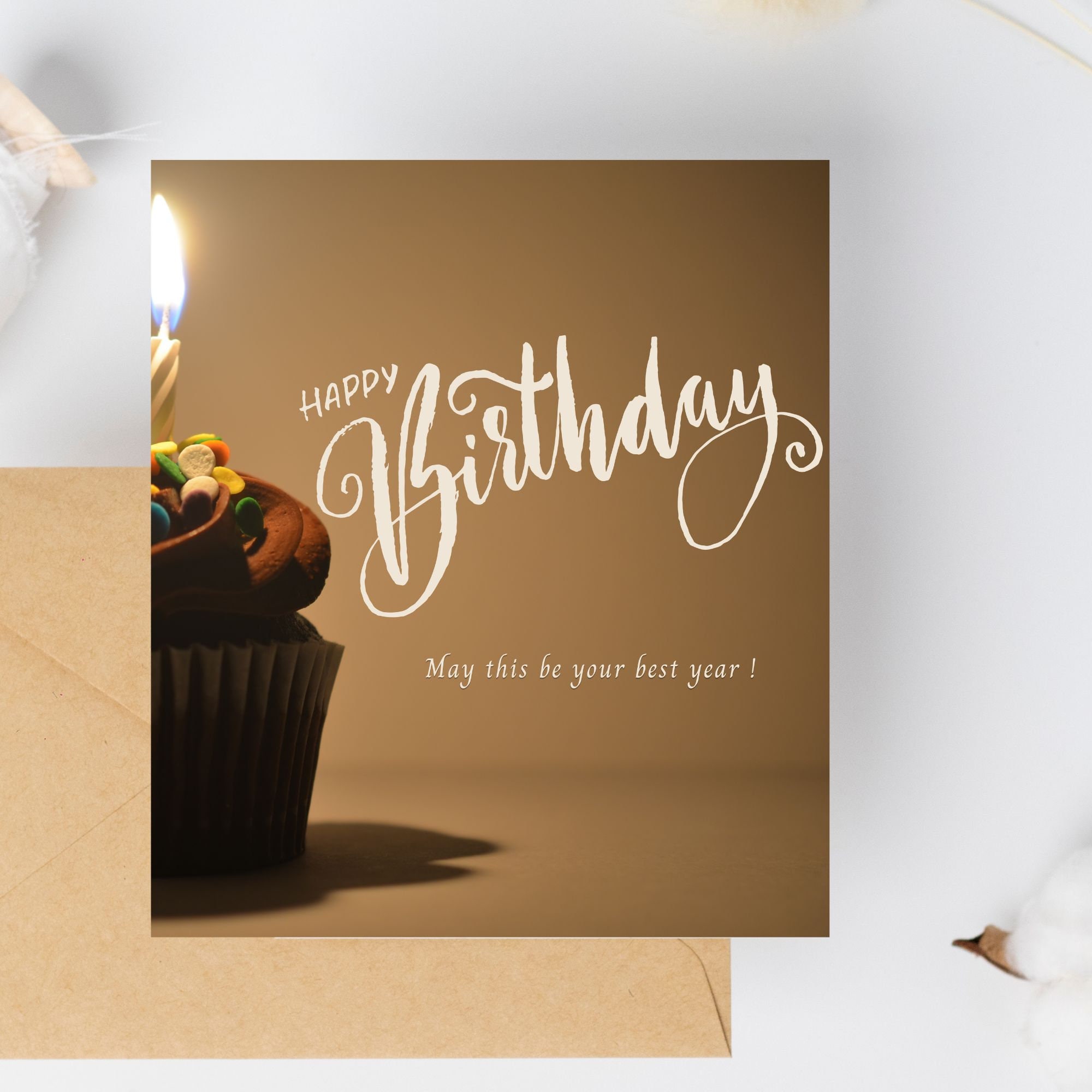 Digital Customizable Happy Birthday Wishes Card Instant - Etsy