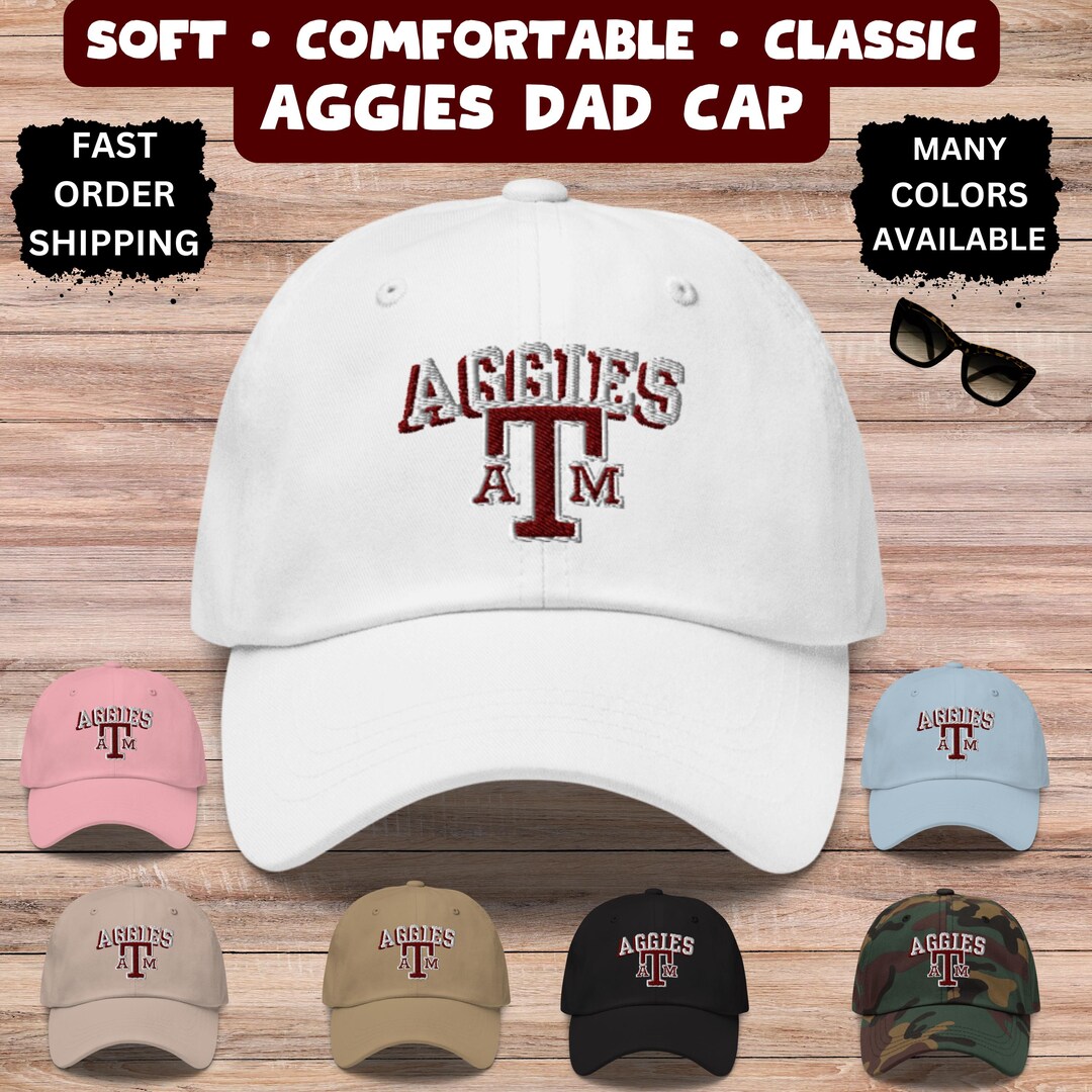 Embroidered Texas Aggies Dad Mom Youth Ball Snapback Strapback Trucker ...