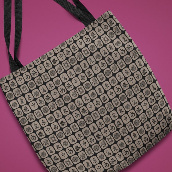 Mahjong Tote Bag - Etsy