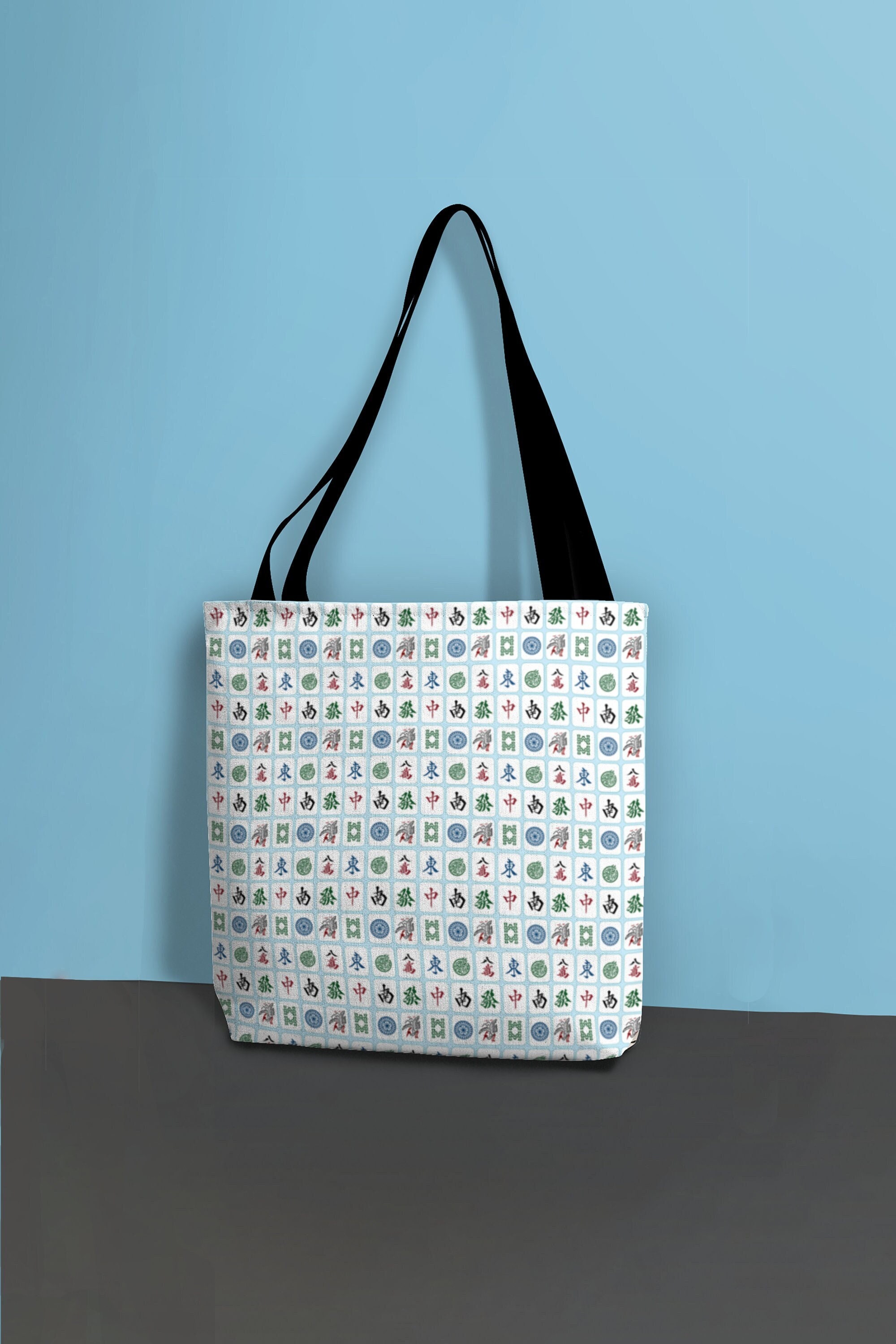 Mahjong Bag Mahjongtile Pattern Tote Bag Mahjong Gift - Etsy