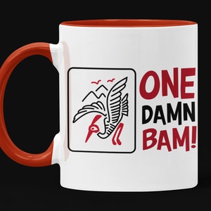 Funny Mahjong Coffee Mug, One Damn Bam! Humorous Mahj Bird Joke, Fun ...