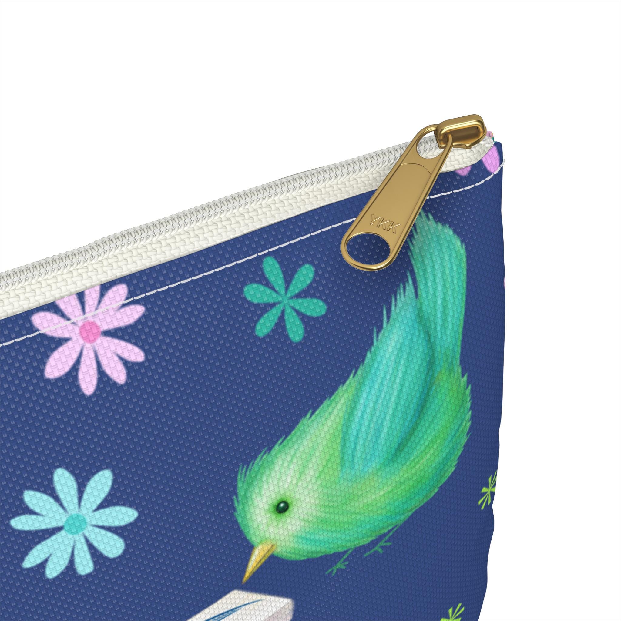 Mahjong Sparrow Card and Coin Pouch, Playful Birds Design, Perfect Gift ...