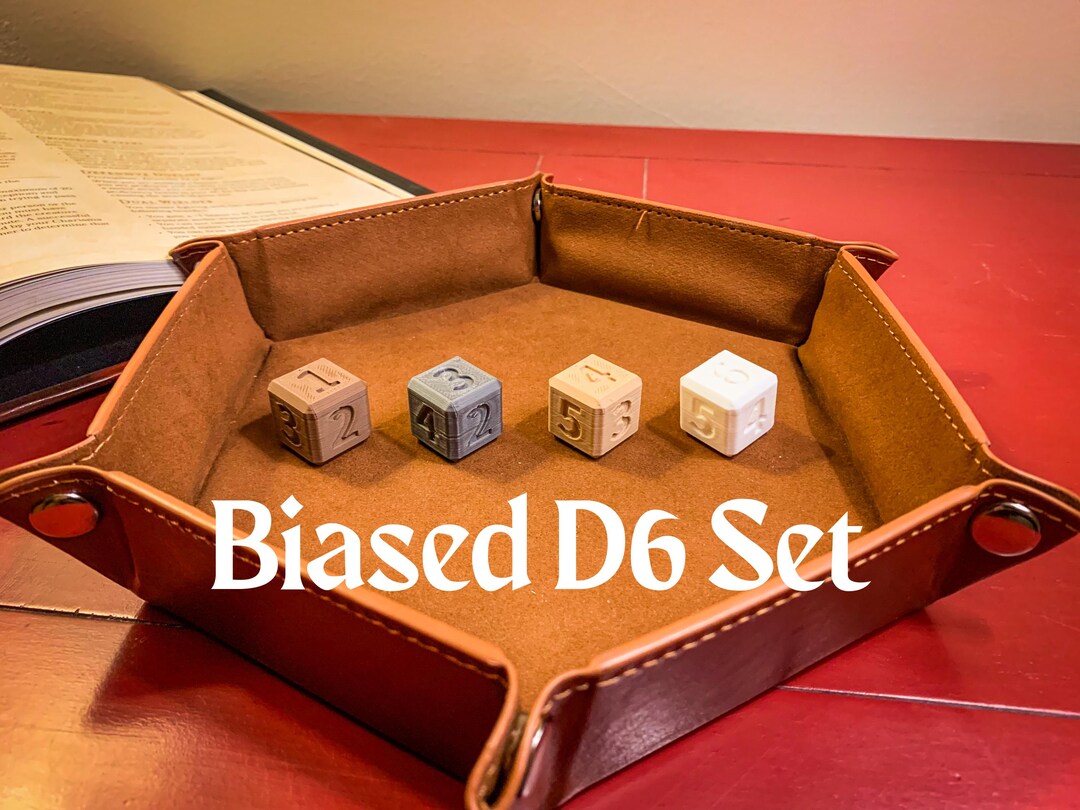 Biased D6 Dice Set: Strategic D&D Rolls - Unfair Advantage - Etsy