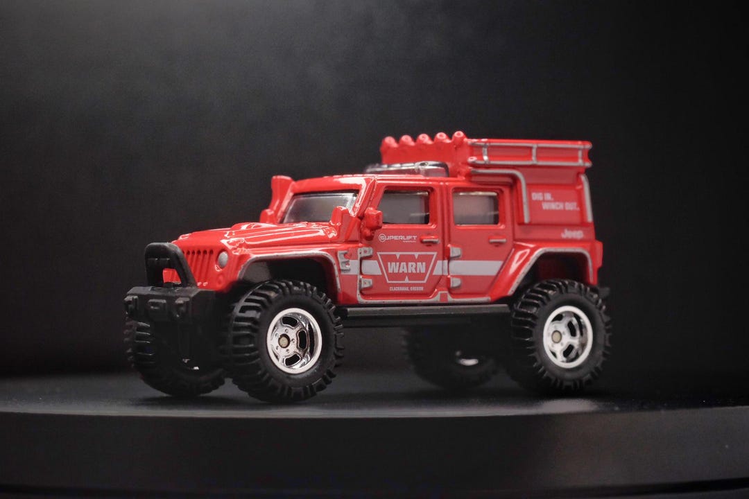 Jeep Wrangler Superlift Warn CUSTOM Hot Wheels - Etsy
