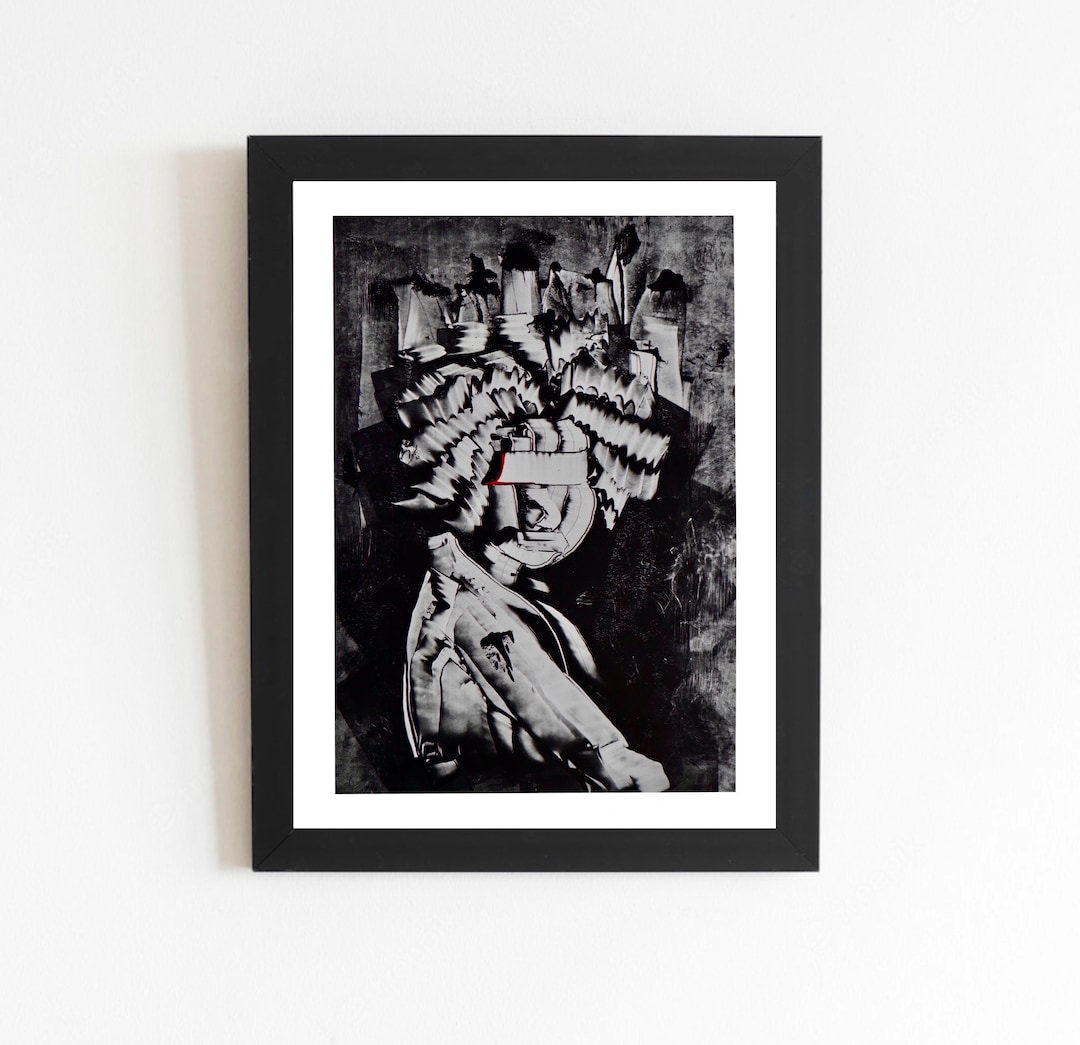 Unidentifiable Figure 4 Digital Print - Etsy