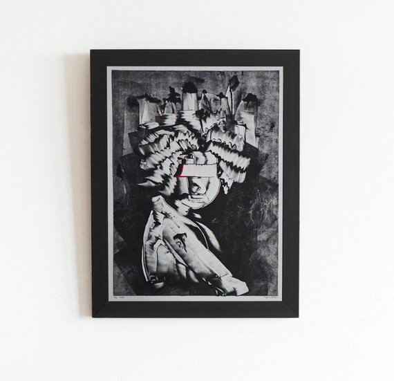 Unidentifiable Figure 4 Digital Print - Etsy