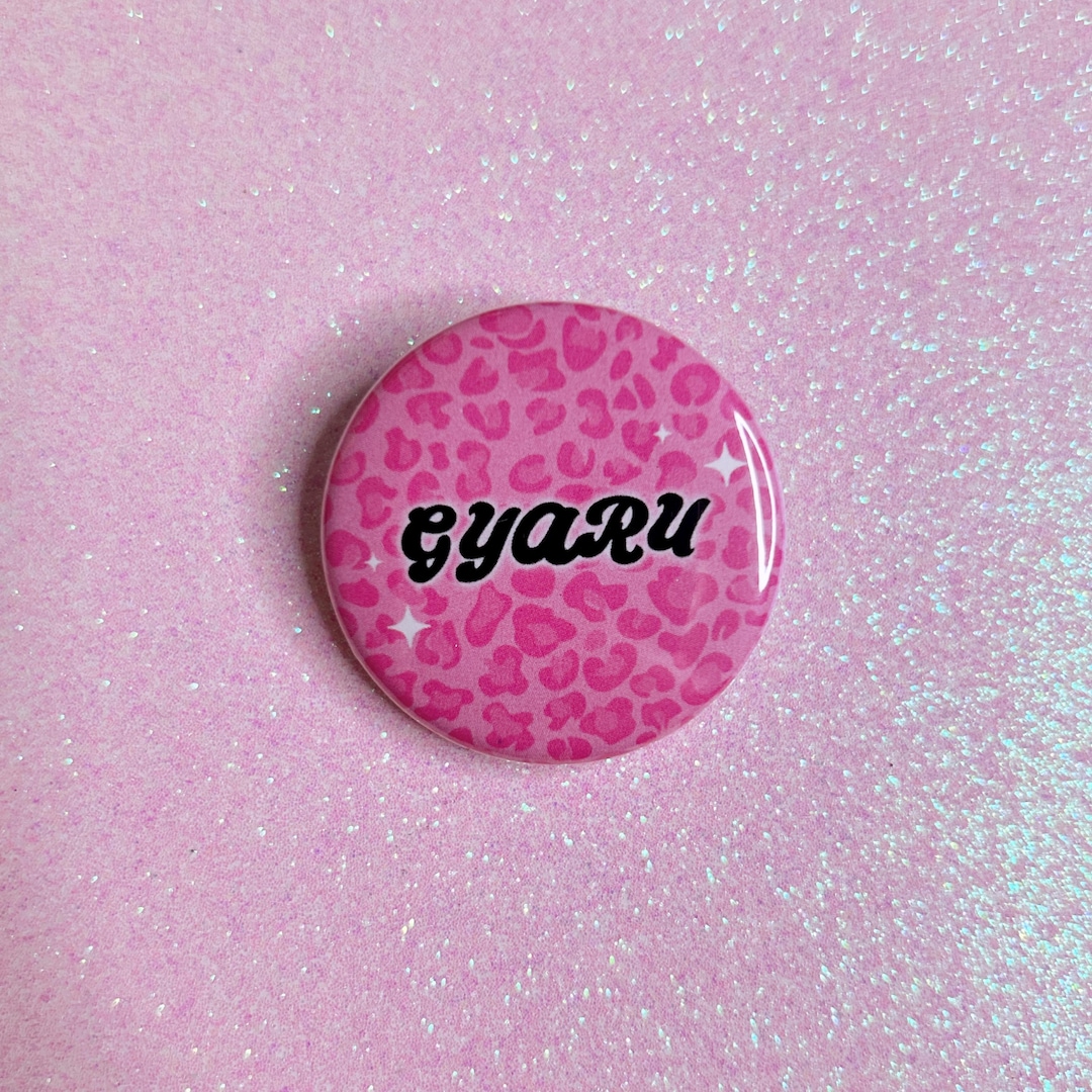 Gyaru Gal Kawaii Pink Leopard Print Pastel Cute Y2k Pin - Etsy