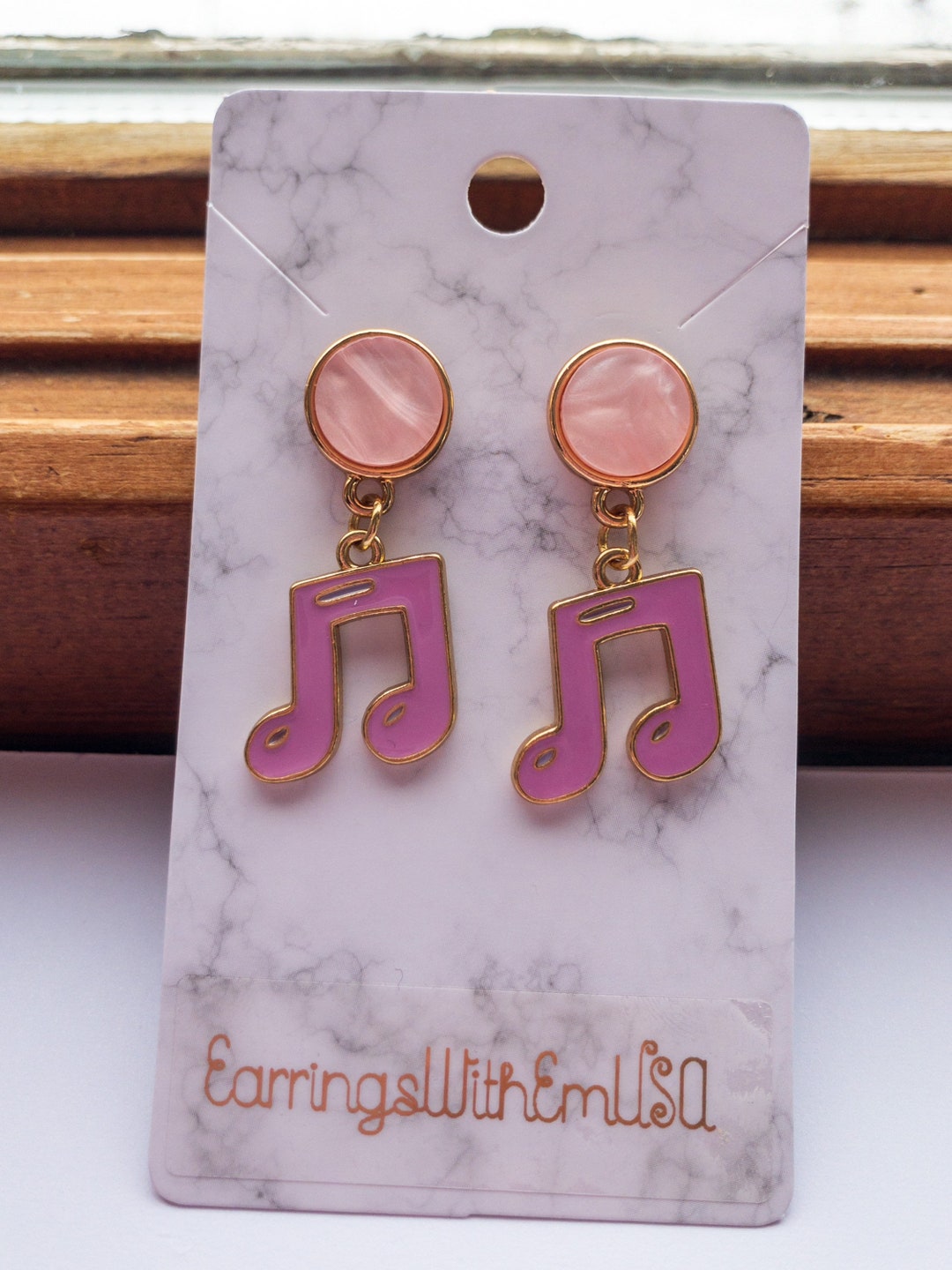 Pink Music Notes, Gift for Music Lovers - Etsy