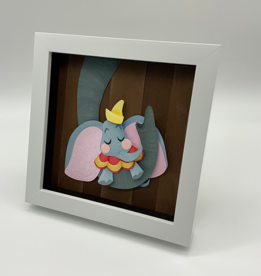 Baby Mine, Dumbo - Original Handmade 3D Paper Artwork - Etsy