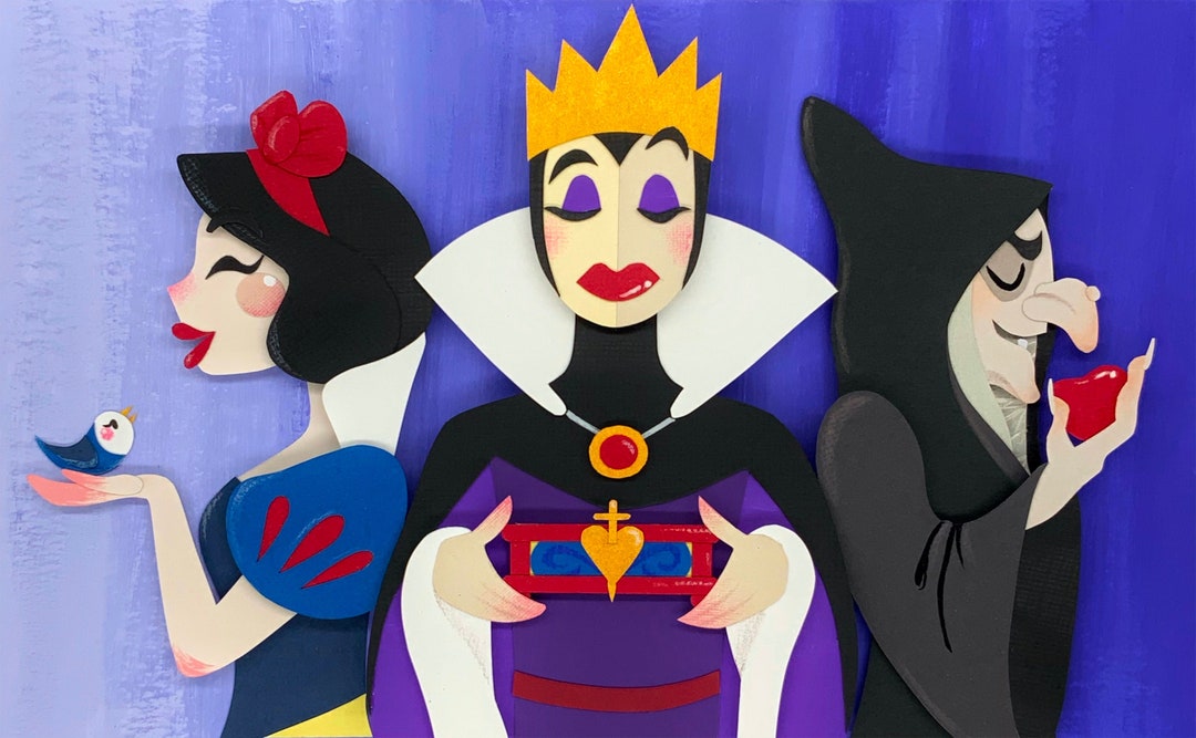 Snow White, Evil Queen, Old Hag Fine Art Print - Etsy