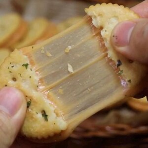 Homemade Cracker Filled With Cheese 20 Pieces/ Cheesy Crackers - Etsy
