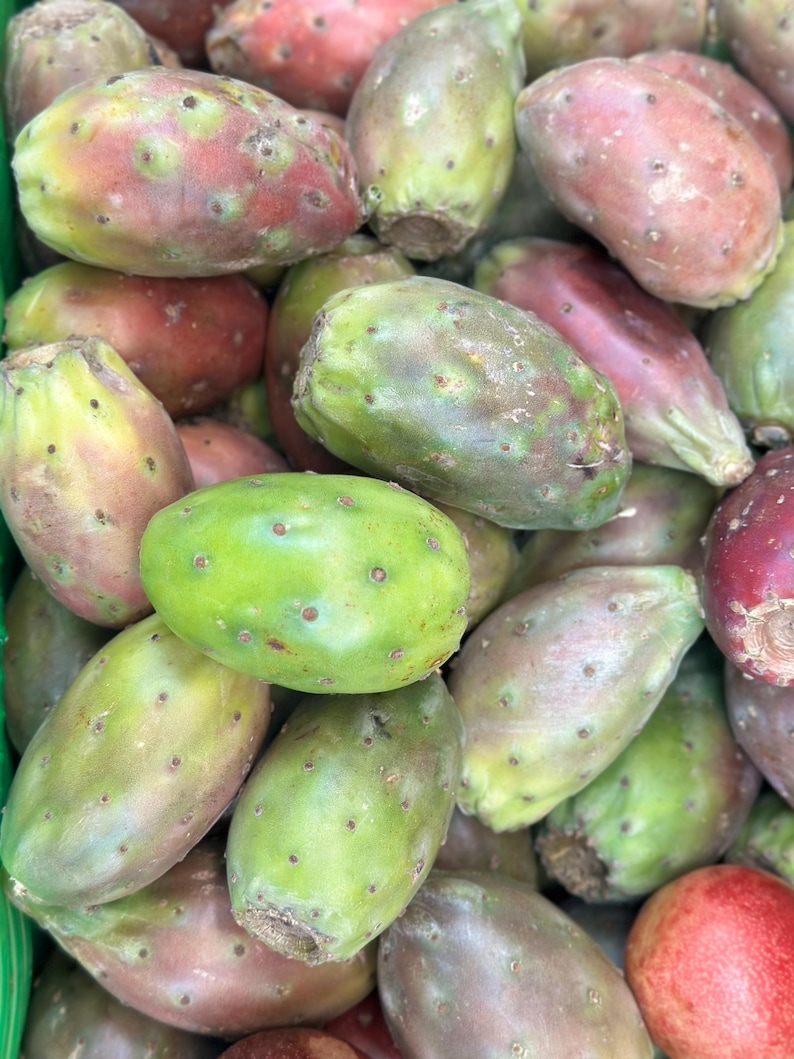 Fresh Prickly Pear Cactus Fruit, 5lbs - Green and Purple Mix - Etsy