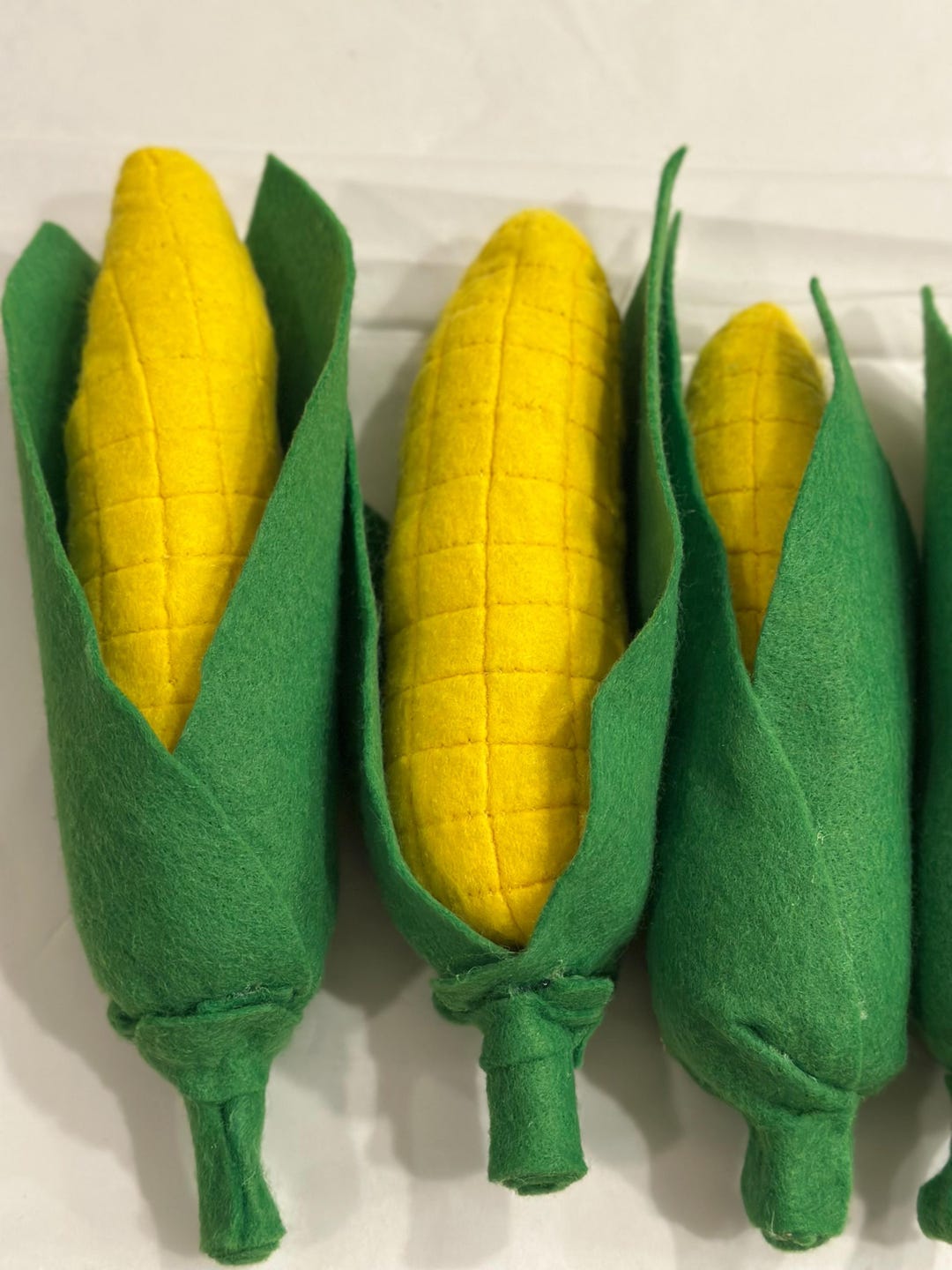 5 Felt Food Corn, Play Kitchen, Felt Food Toy, Pretend Food for Play ...