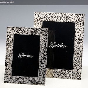 Leopard Print Picture Frame, Display Pictures 4x6 or 5x7, Premium ...