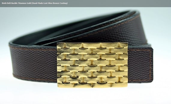 Brick Belt Buckle, Gold and Silver Belt Buckles, Gift… - Gem