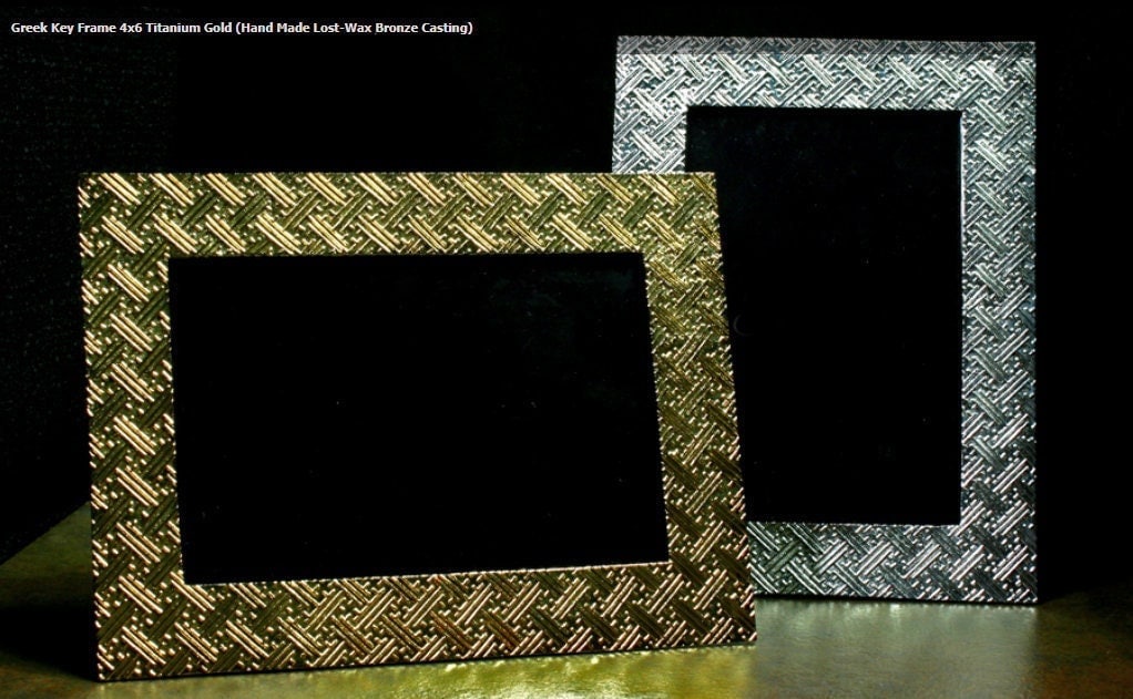 Greek Key Meander Picture Frame, Display Pictures 4x6 or 5x7, Premium ...