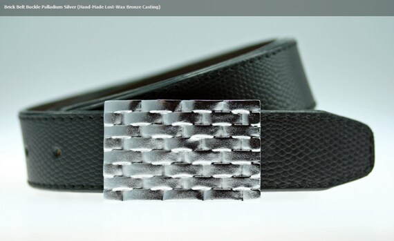 Brick Belt Buckle, Gold and Silver Belt Buckles, Gift… - Gem