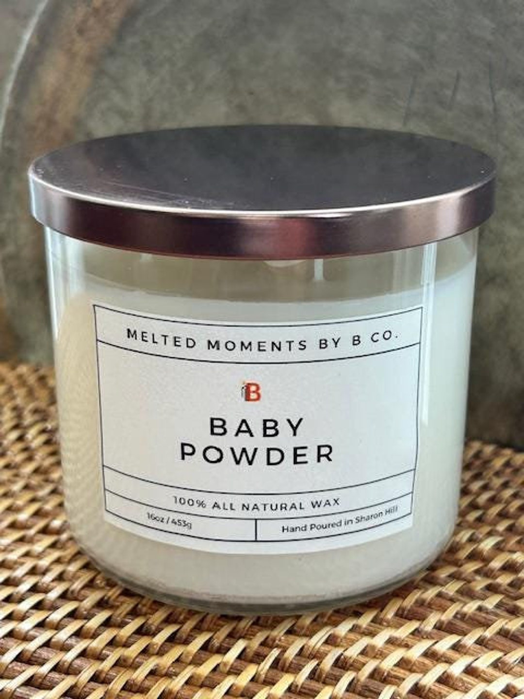 Baby Powder Scented Candle - Etsy