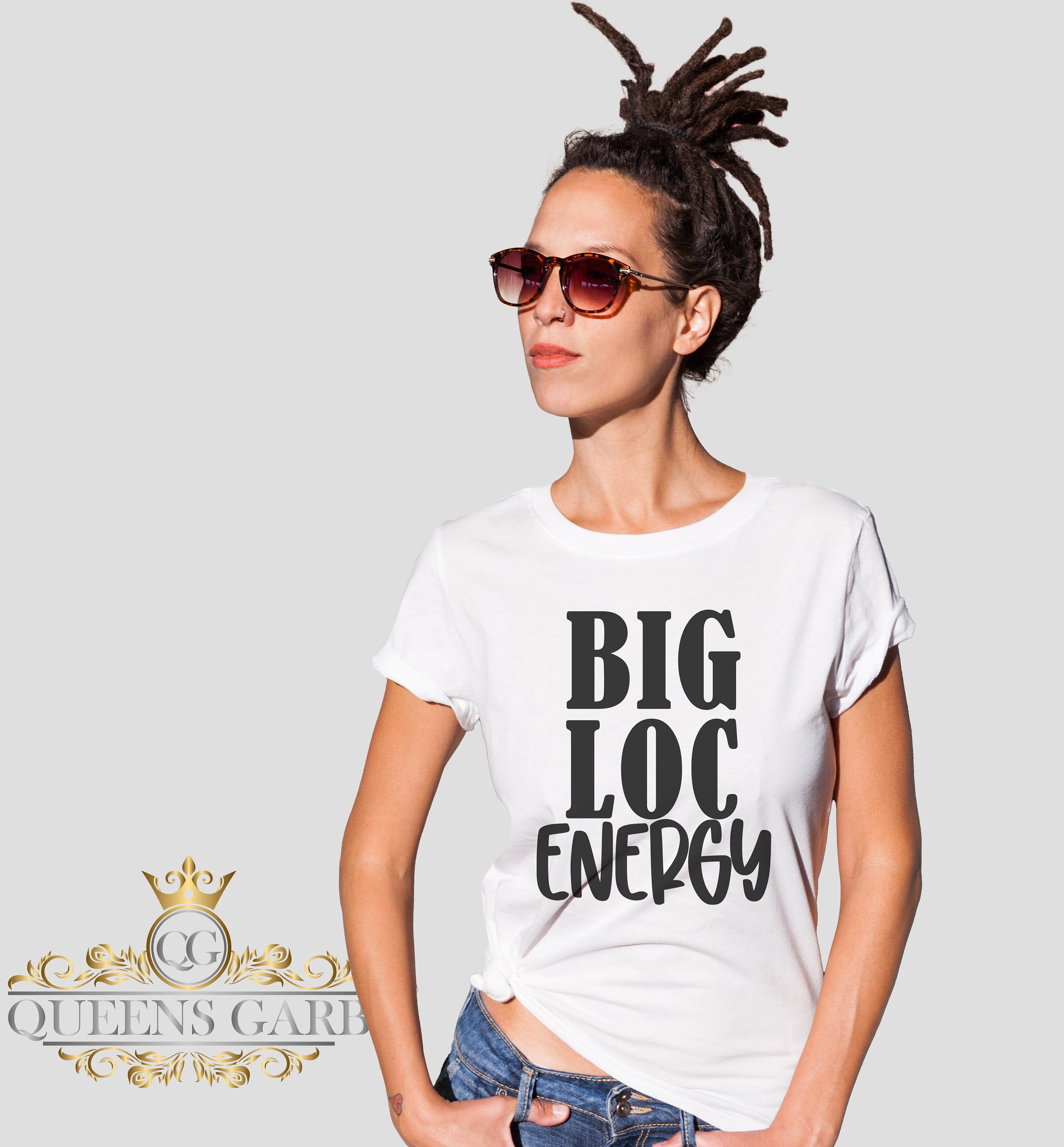 Big Loc Energy Shirt- Loc'd Shirt- Locs-natural Hair- Dreads- Melanin ...
