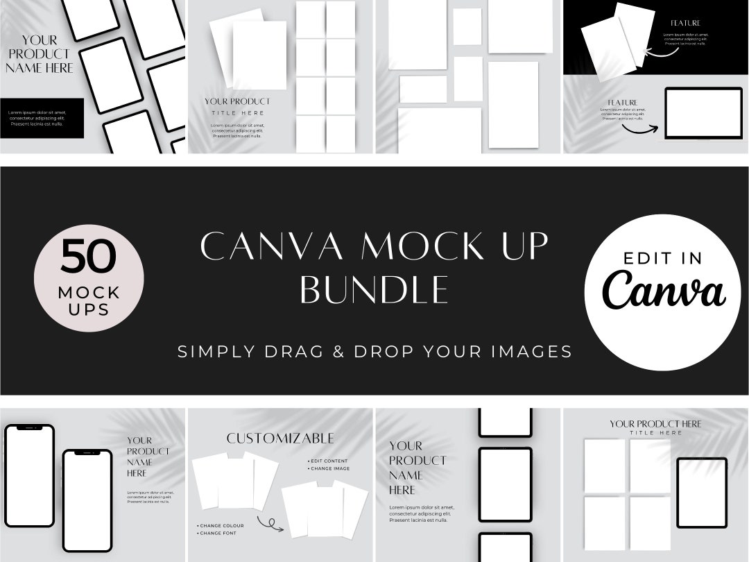 Canva Mockup for Digital Product Etsy Listing Device Mockup Etsy Shop ...