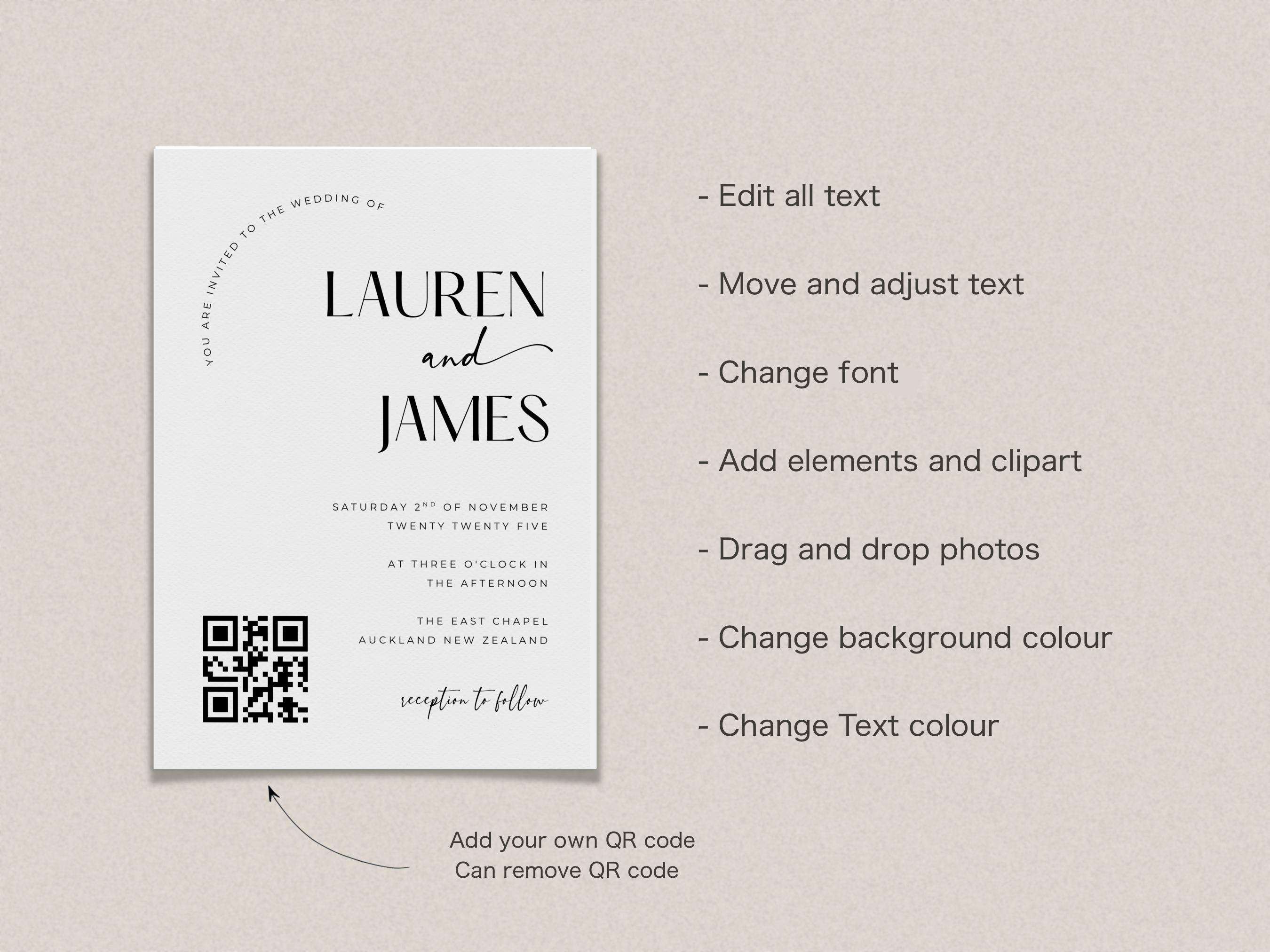 Please Sign Our Guestbook Wedding Sign, Editable Canva Template ...