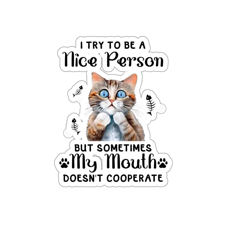 Kiss-cut Stickers, Kiss-cut Stickers, Sarcastic Sticker, Fun Sticker ...