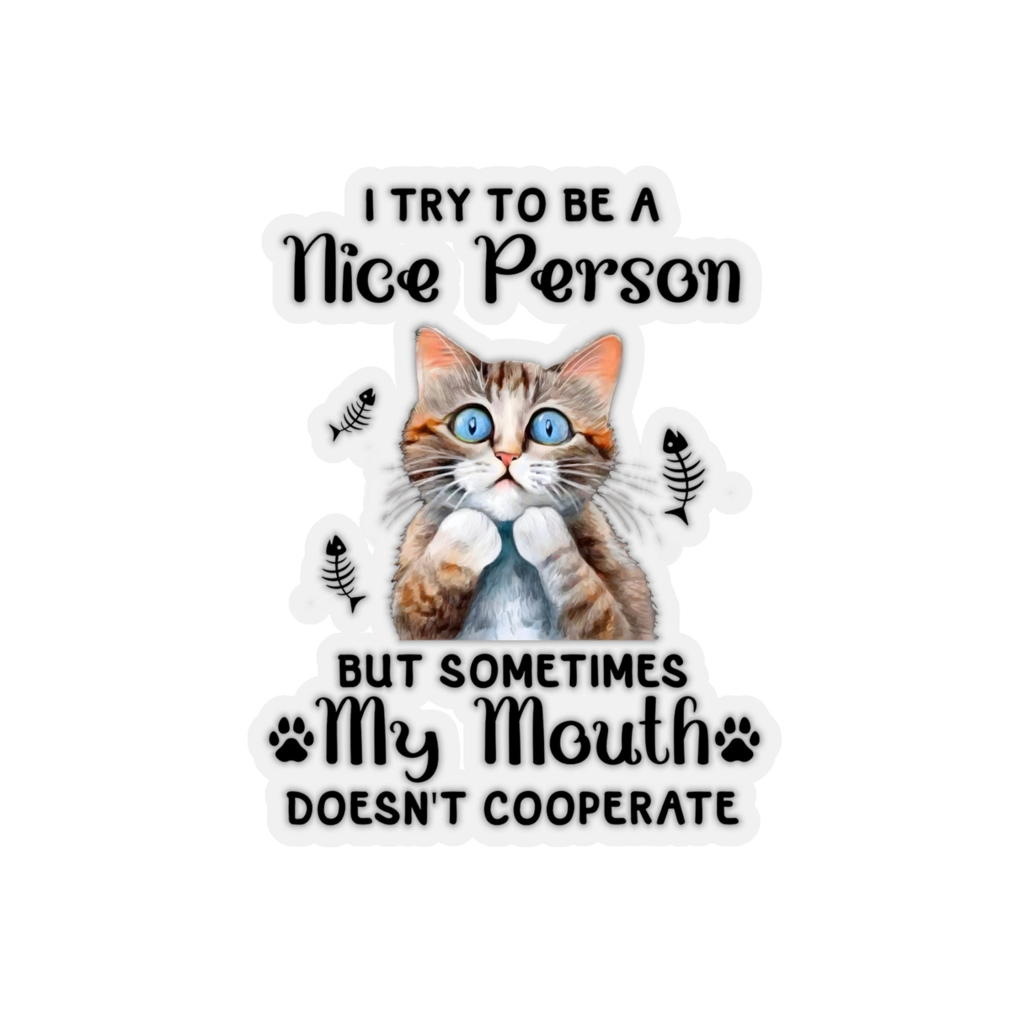 Kiss-cut Stickers, Kiss-cut Stickers, Sarcastic Sticker, Fun Sticker ...