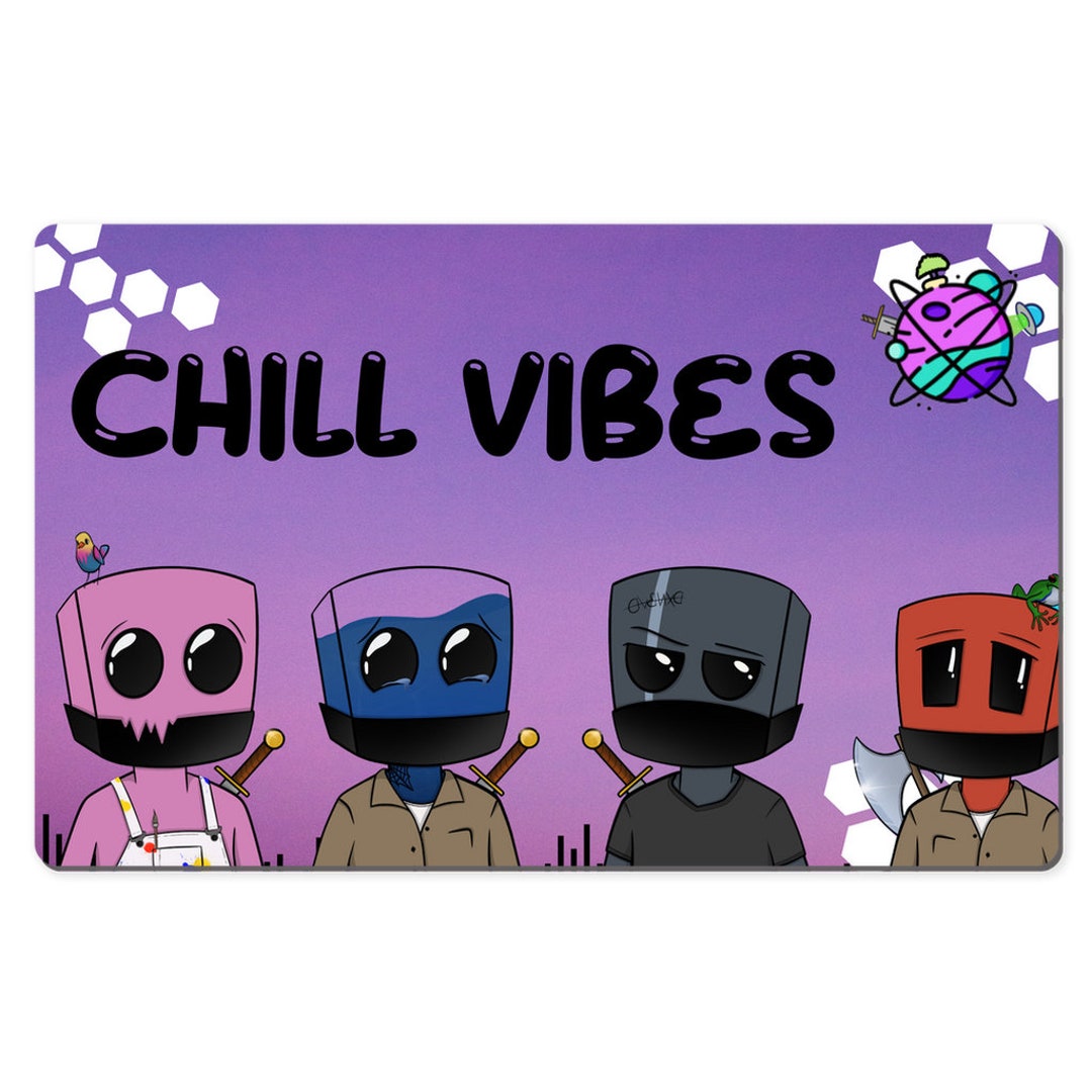 Desk Mats , Chill Vibes Mats, Fun Mat, Robot Mat - Etsy