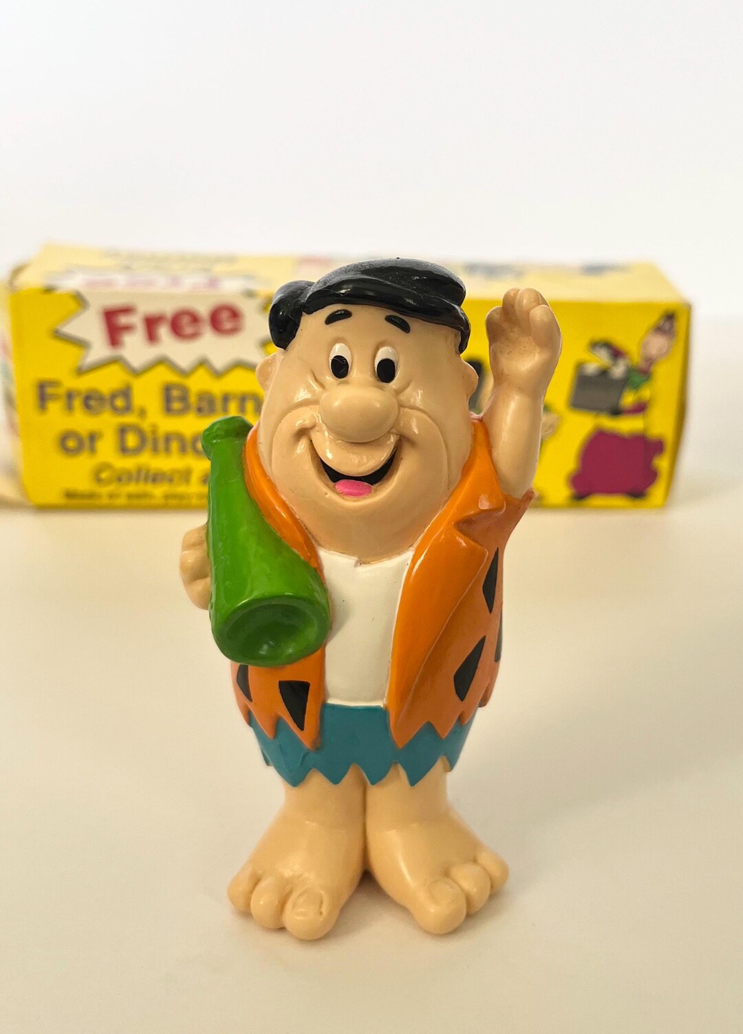 Vintage Vinyl Fred Flintstone Figure From the Original Flintstones ...