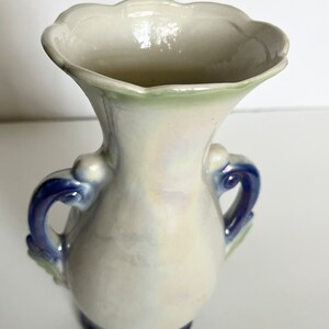 Vintage Lusterware Vase Made in Brazil, Flower Vase, Floral Container ...